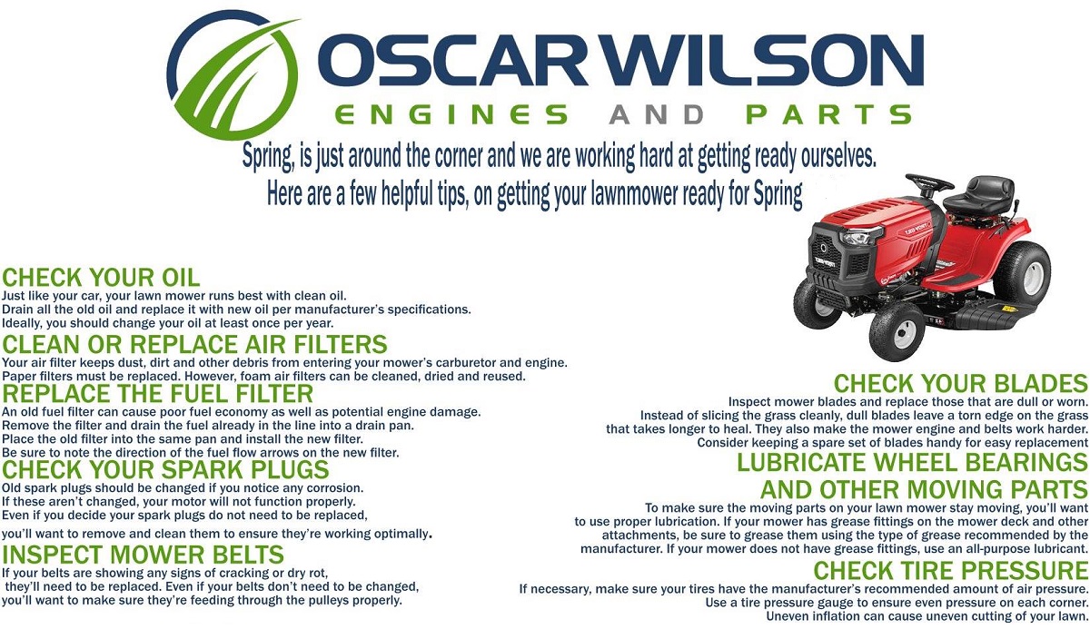 Oscar Wilson Engine/Parts